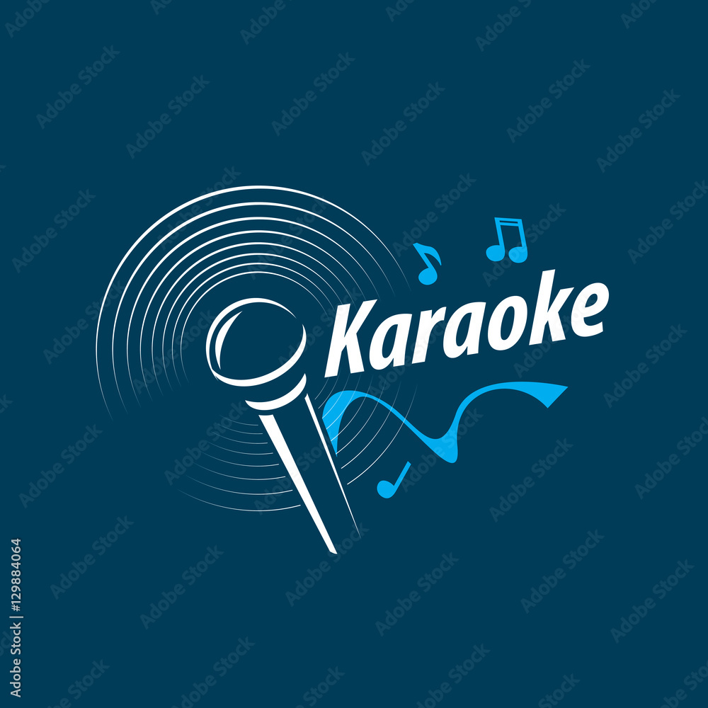 vector logo karaoke Stock Vector | Adobe Stock