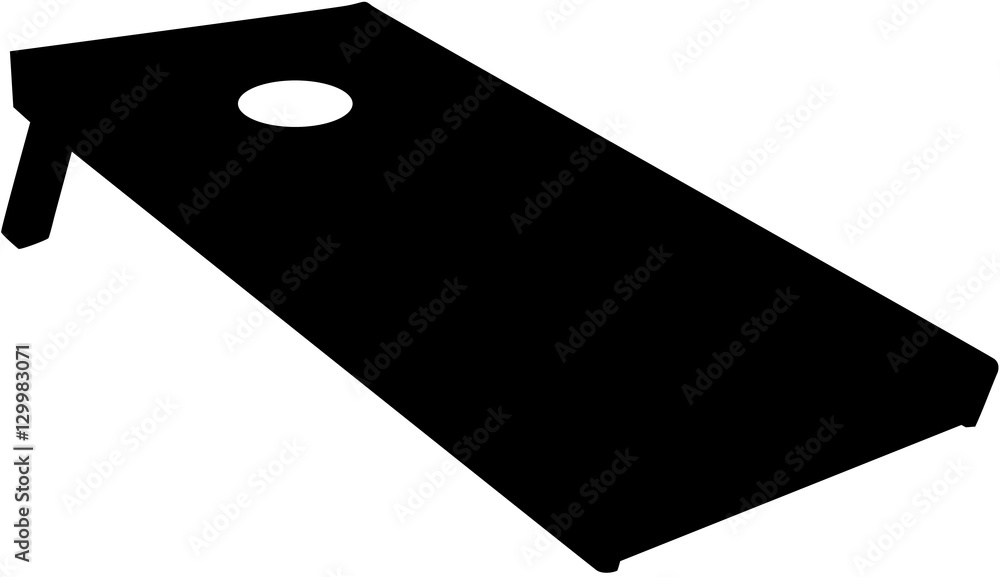 Cornhole board Stock Vector | Adobe Stock