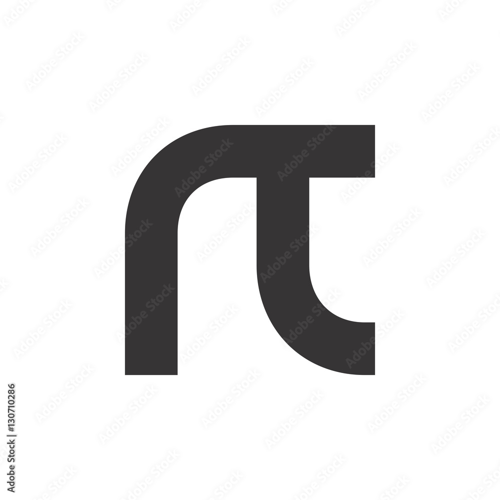 Stock-Vektorgrafik „letter R and T logo vector“ | Adobe Stock