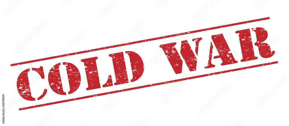 cold war red stamp on white background Stock Illustration | Adobe Stock