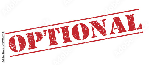 optional red stamp on white background - Buy this stock illustration ...