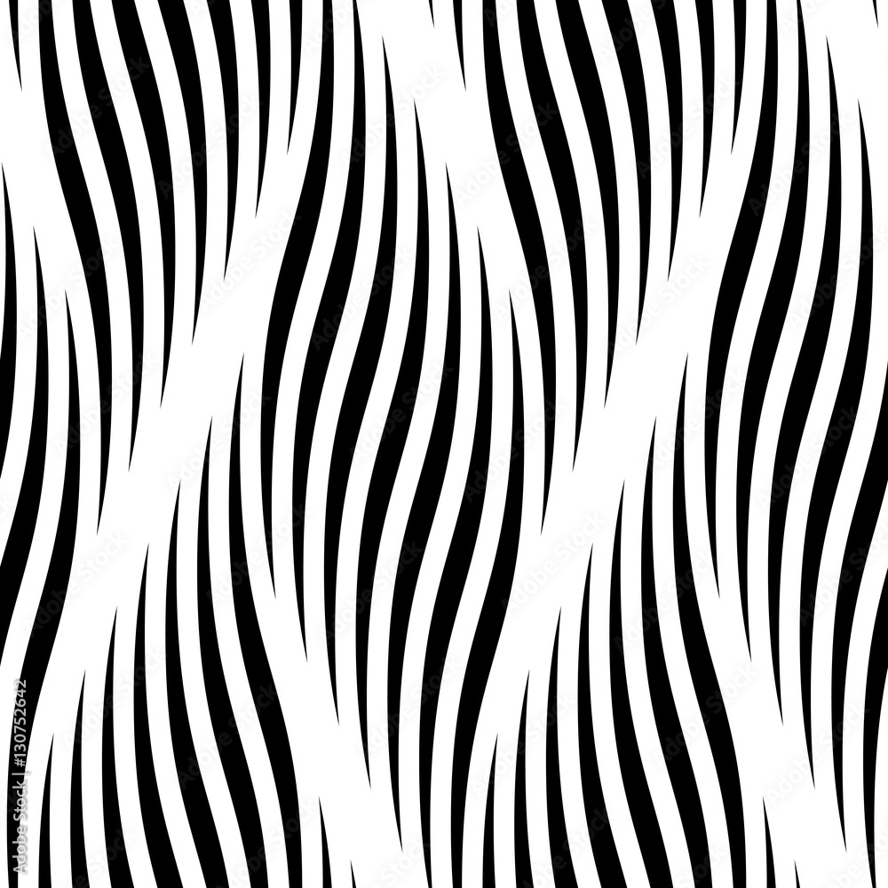 Vector seamless pattern of linear wavy braids and curve lines Stock ...