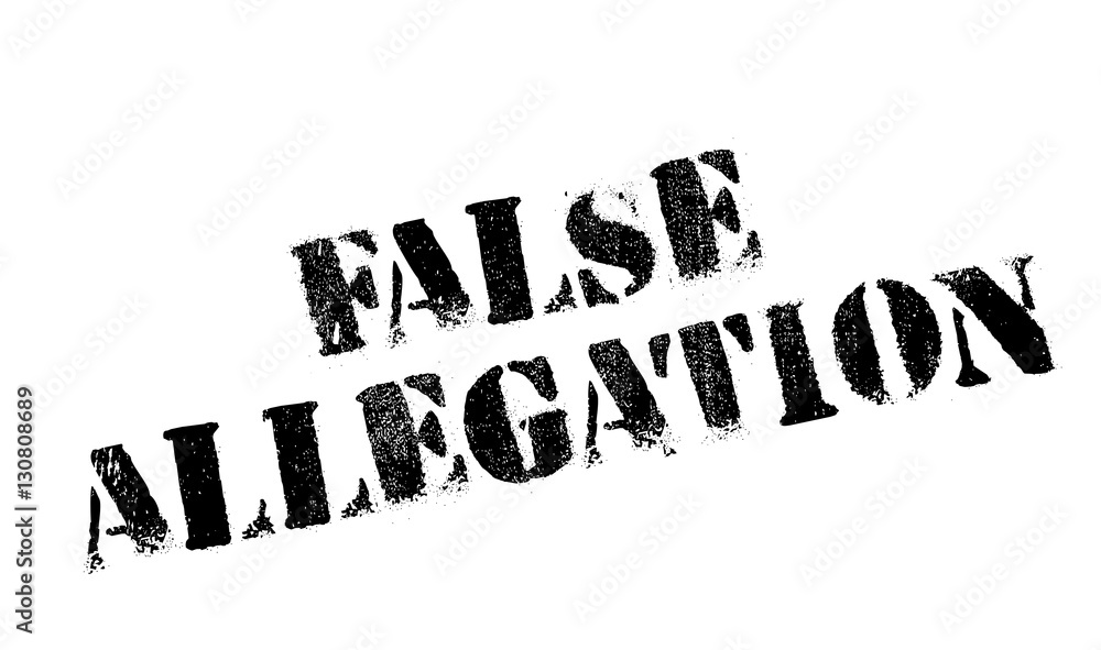 False Allegation rubber stamp Stock Vector | Adobe Stock