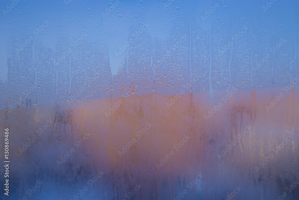 Line freeze the condensate water into ice . Stock Photo | Adobe Stock