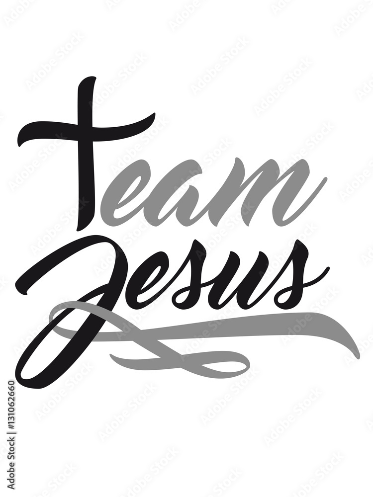 Stock-Illustration „Text letter cross symbol team crew friends jesus ...