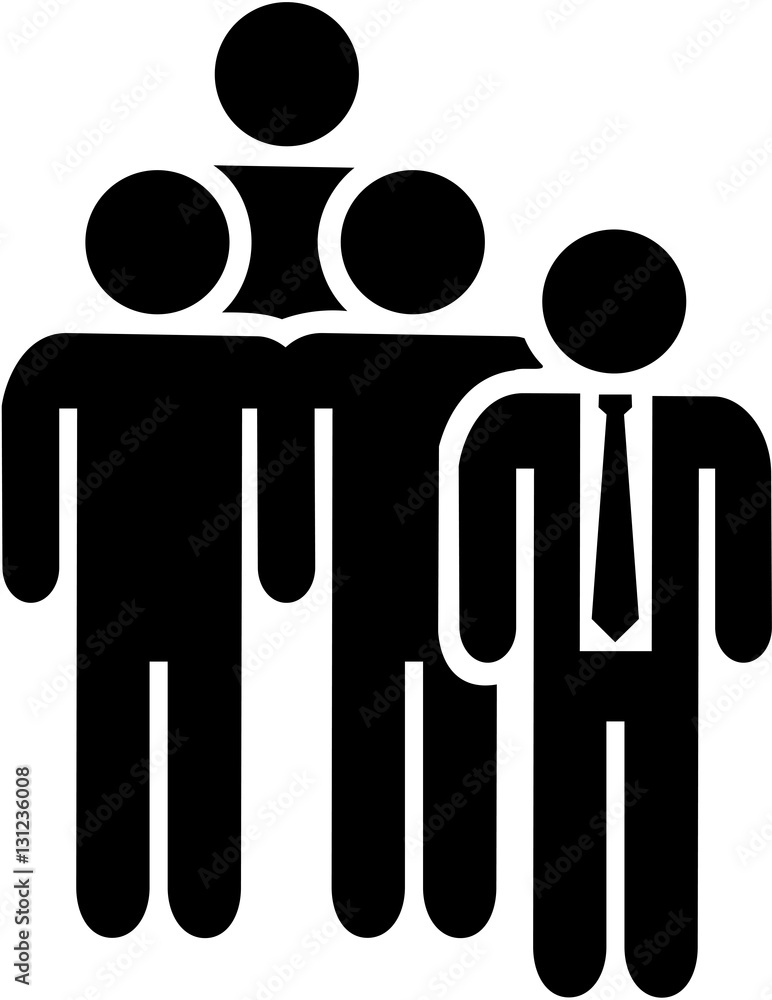 Team Leader pictogram Stock Vector | Adobe Stock
