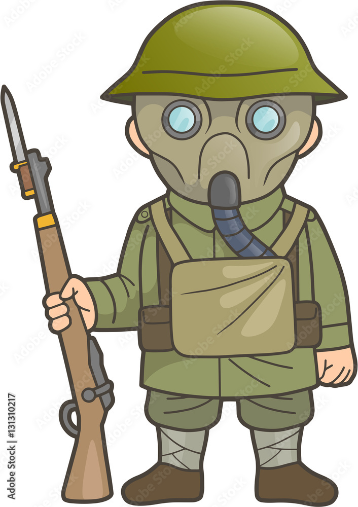 Animated British Soldier