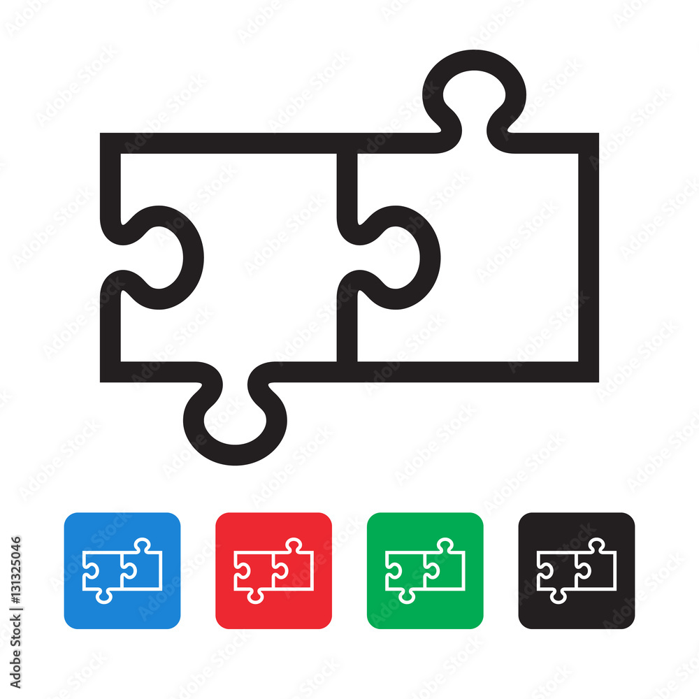 Stock-Vektorgrafik „puzzle“ | Adobe Stock