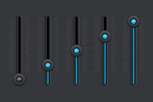 Sliders On Mixing Board Free Stock Photo - Public Domain Pictures