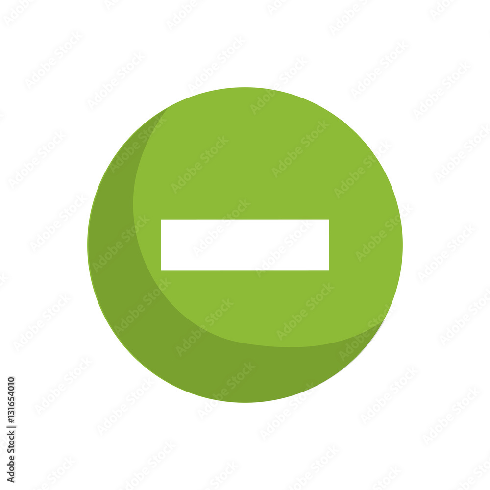 Subtraction button sign icon vector illustration graphic design Stock ...