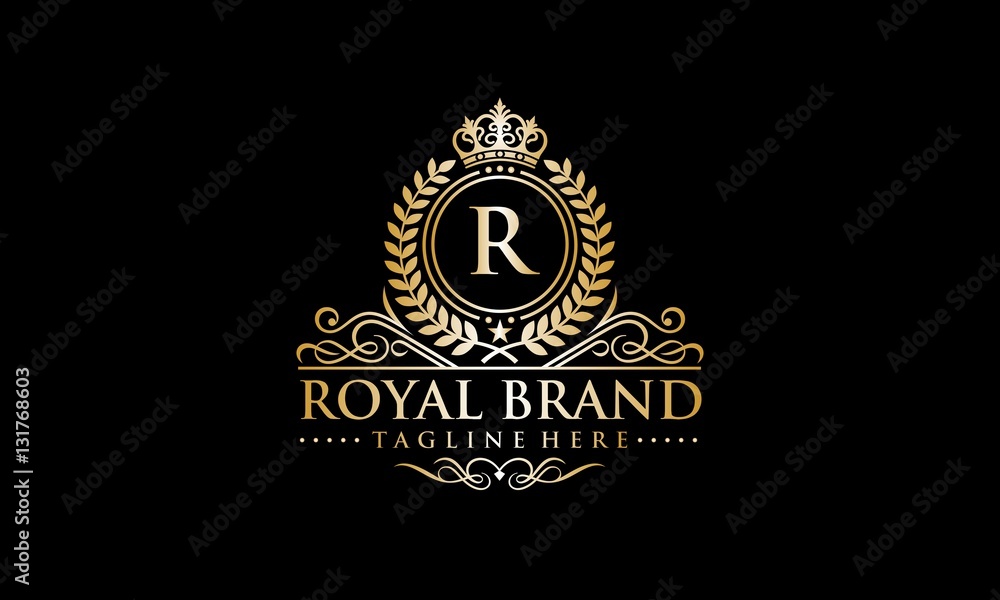 Royal Brand Logo Stock Vector | Adobe Stock
