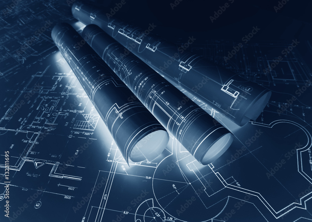 Blueprints Stock Photo | Adobe Stock