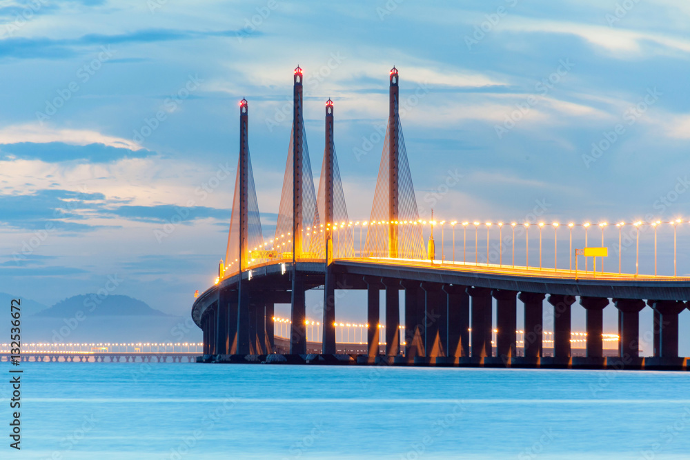 2nd Penang Bridge or known as Sultan Abdul Halim Muadzam Shah bridge ...