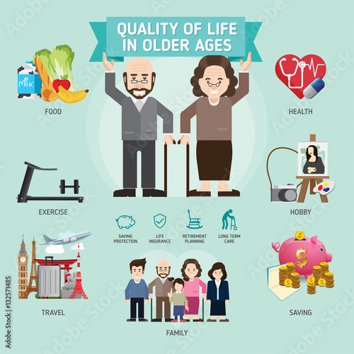 Quality of life in older ages. Senior man and woman activities. Senior ...