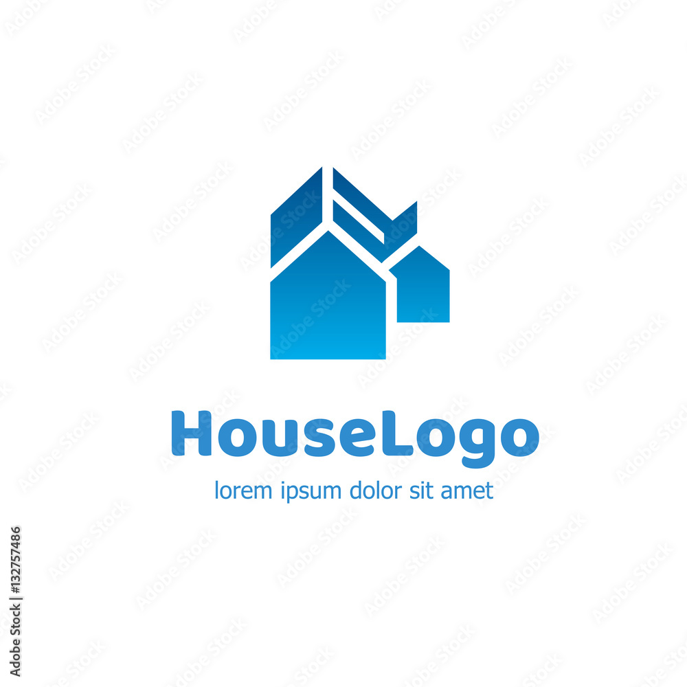Logo design house movement vector template Stock Vector | Adobe Stock