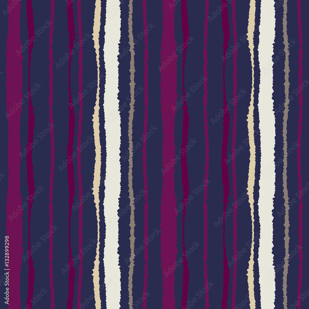 Seamless strip pattern. Vertical lines with torn paper effect. Shred ...