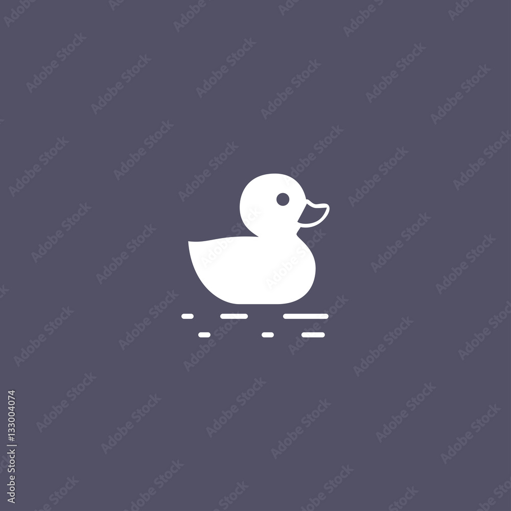 simple duck icon design Stock Vector | Adobe Stock