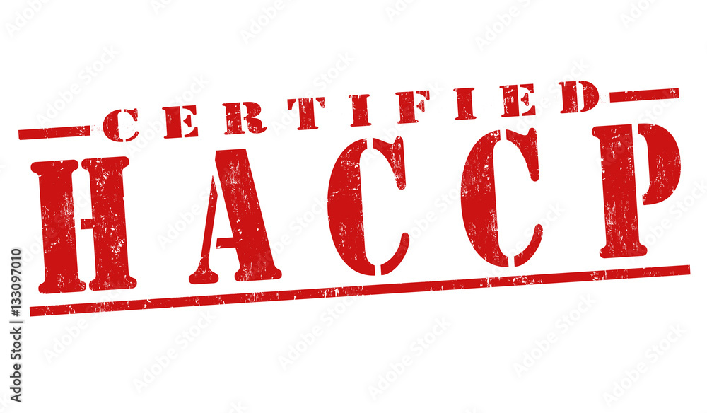 HACCP (Hazard Analysis Critical Control Points) sign or stamp Stock ...