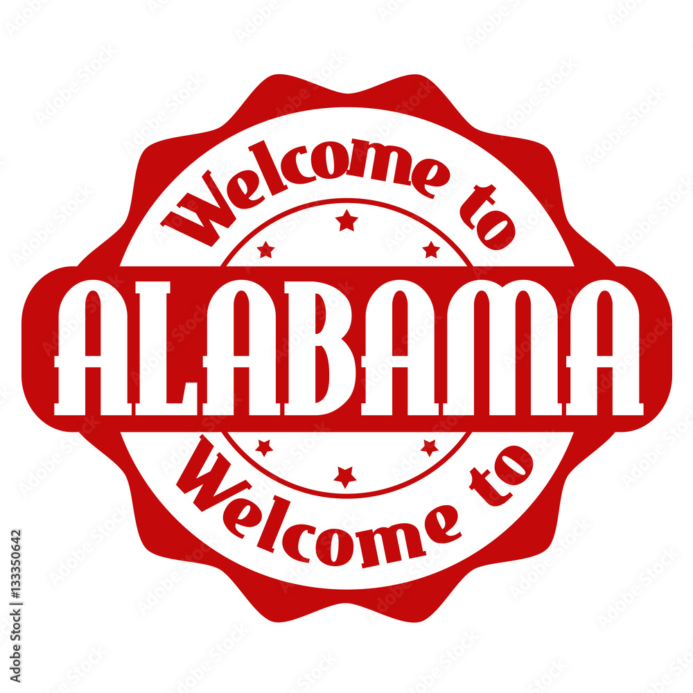 Vector de Stock Welcome to Alabama sign or stamp | Adobe Stock