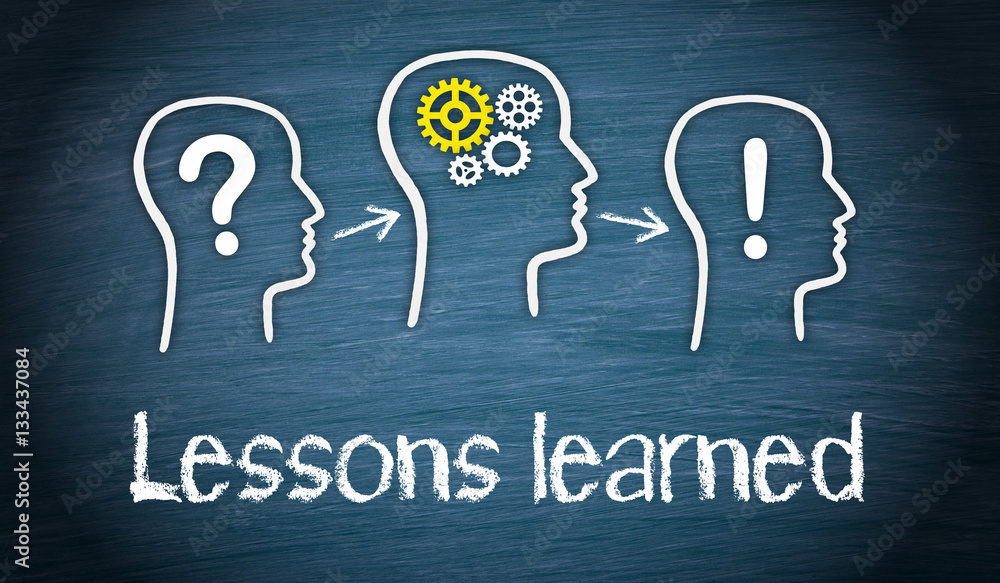 Lessons learned - Education and Knowledge Concept Stock Illustration ...
