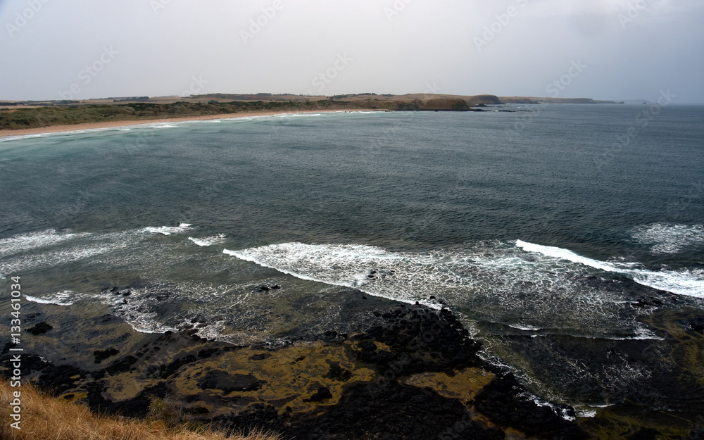 Summerland Bay on Philip Island, Victoria Australia. Place of the ...
