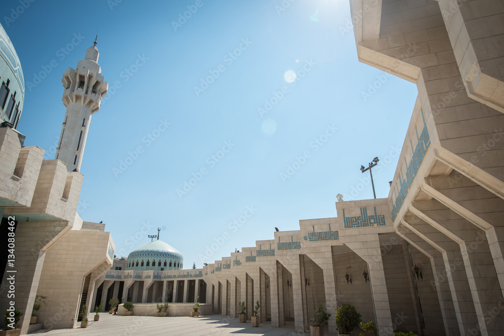 Arabic mosque in Amman Jordan Stock Photo | Adobe Stock