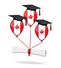 Graduate Grad Canada Flag Free Stock Photo - Public Domain Pictures