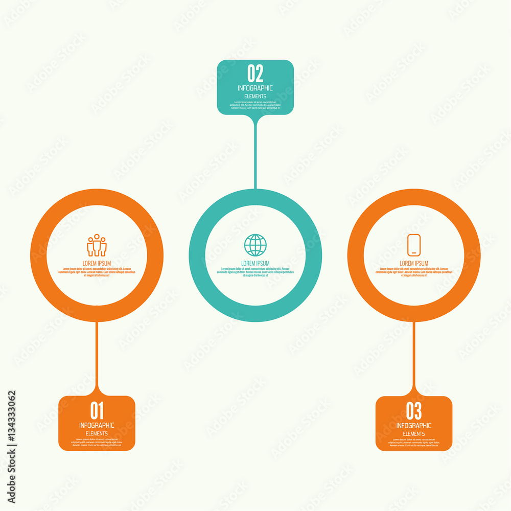 Comparative chart with banner for presentation, informative forms ...