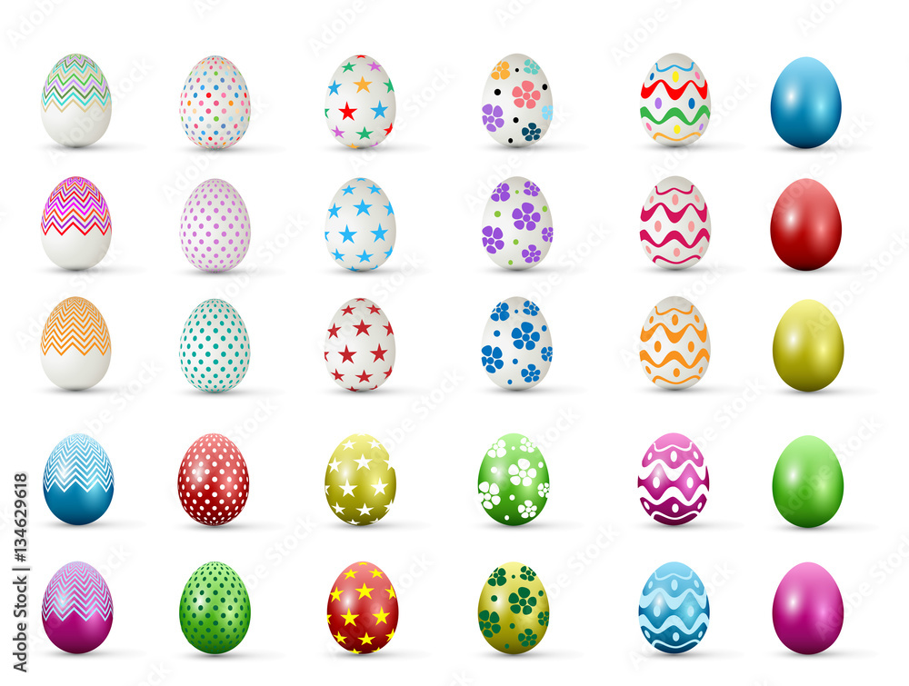 Stock-Vektorgrafik „Easter Egg with points. Vector illustration ...