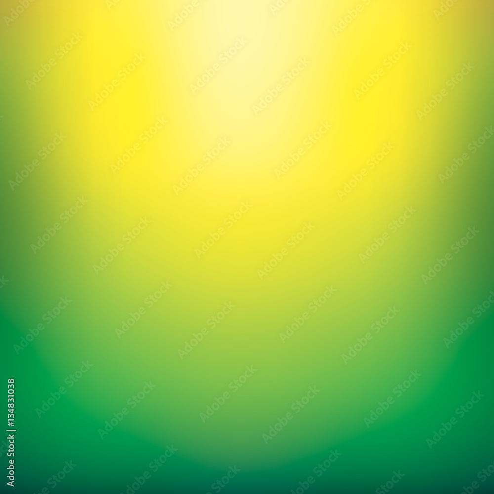 Abstract yellow and green vector background, color mesh gradient ...