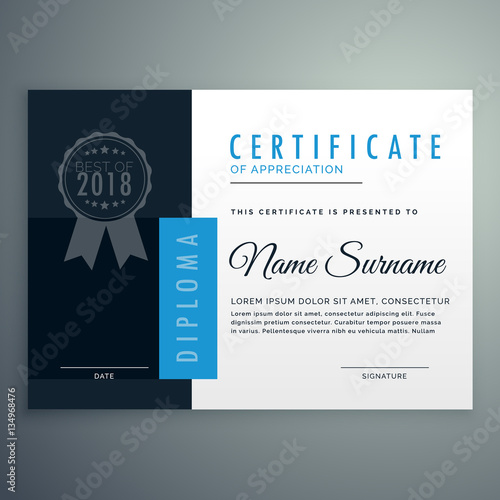 modern diploma certificate design - Buy this stock vector and explore ...