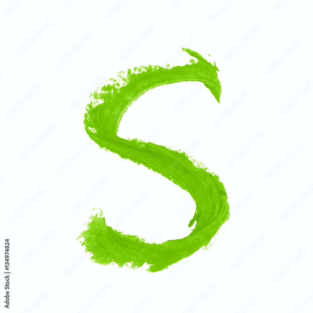 Single abc letter symbol isolated Stock Photo | Adobe Stock