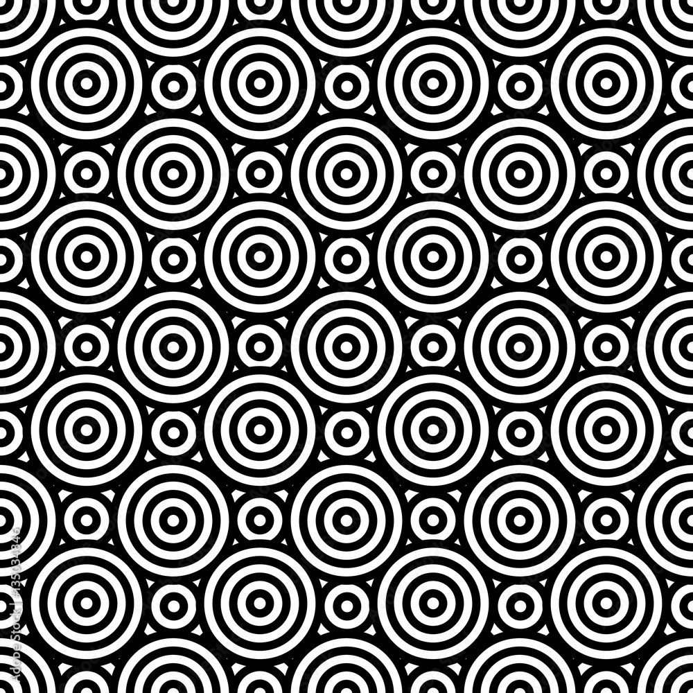 Seamless target wallpaper. Modern pop target background. Vector ...