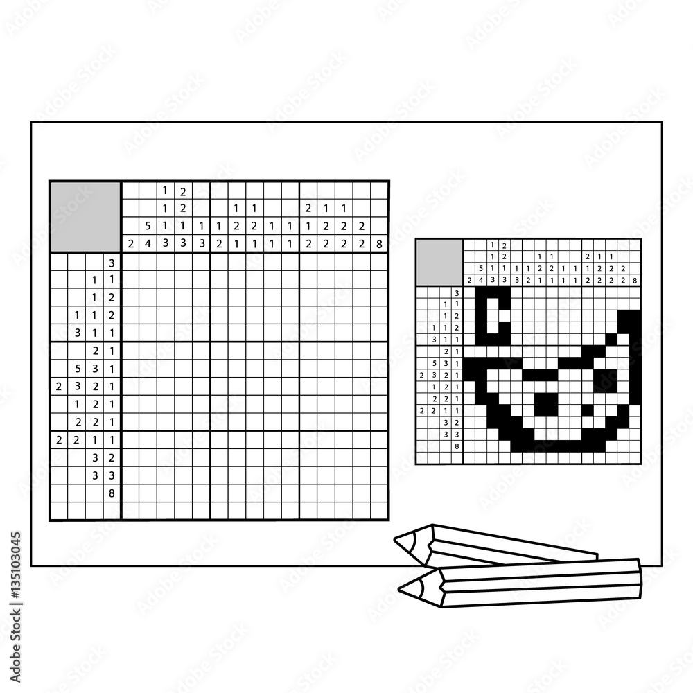 Cheese. Black and white japanese crossword with answer. Nonogram with ...