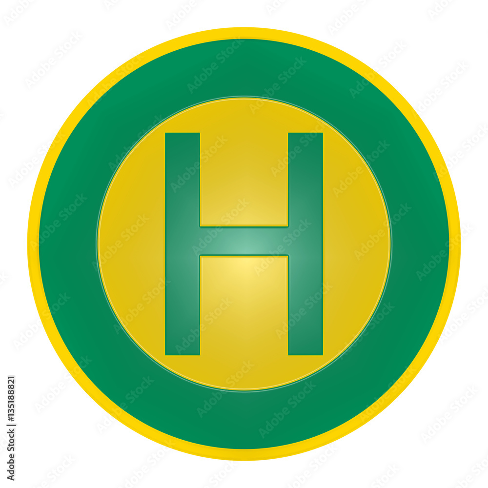 German Bus and Tram Stop Sign Stock Illustration | Adobe Stock