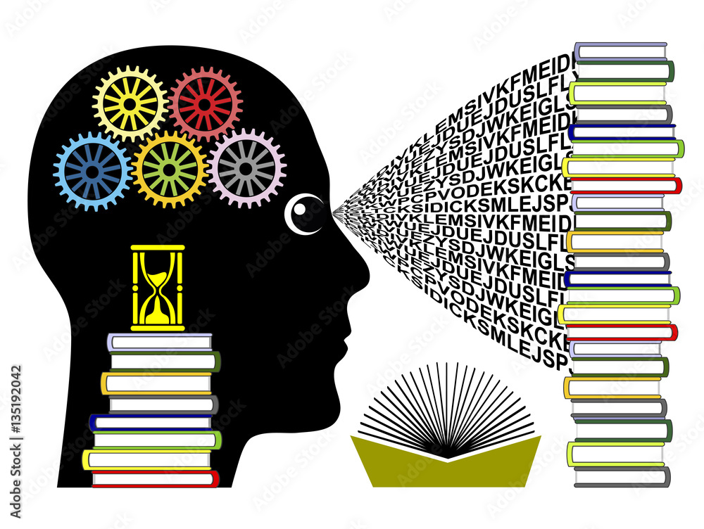 Rapid Learning Concept. Brain training and speed reading for best ...