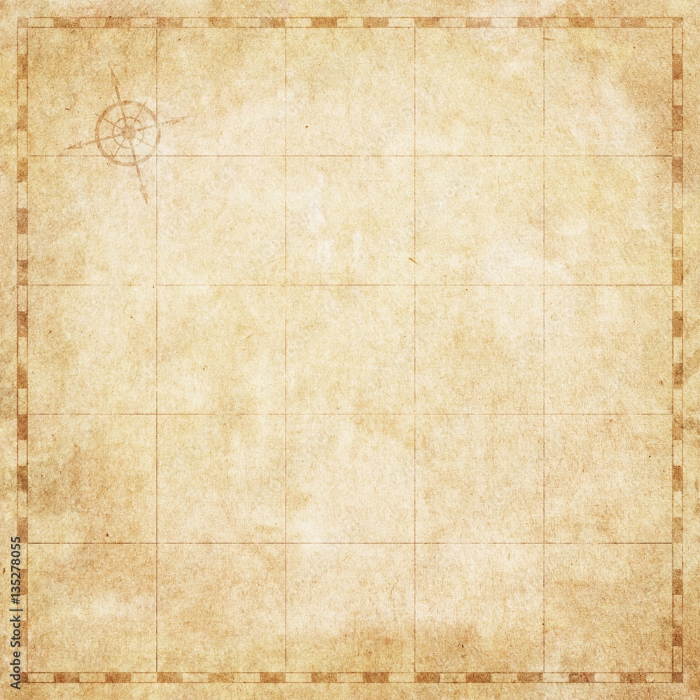 Old vintage map, blank Stock Photo | Adobe Stock