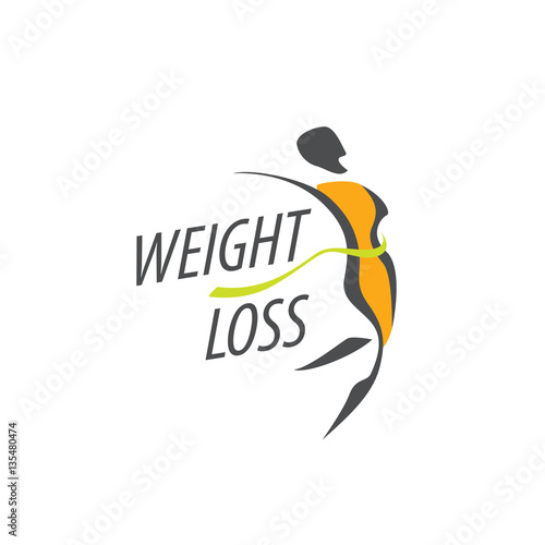 weight loss logo Stock Vector | Adobe Stock
