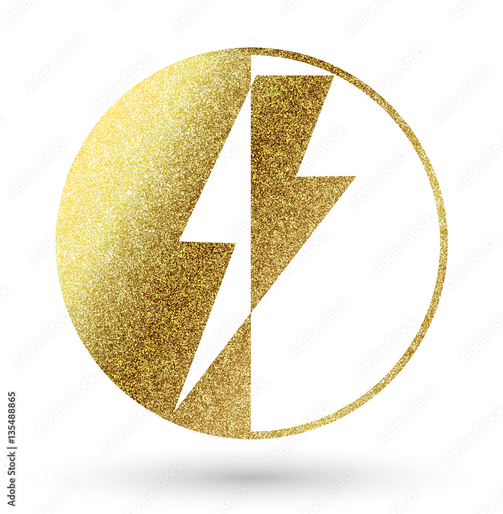 Thunder Symbol Stock Vector | Adobe Stock