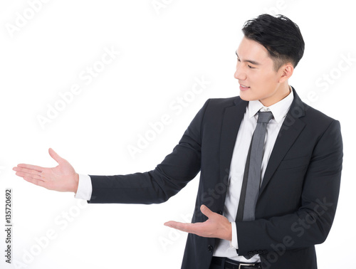 business man introduce – Stock-Foto | Adobe Stock