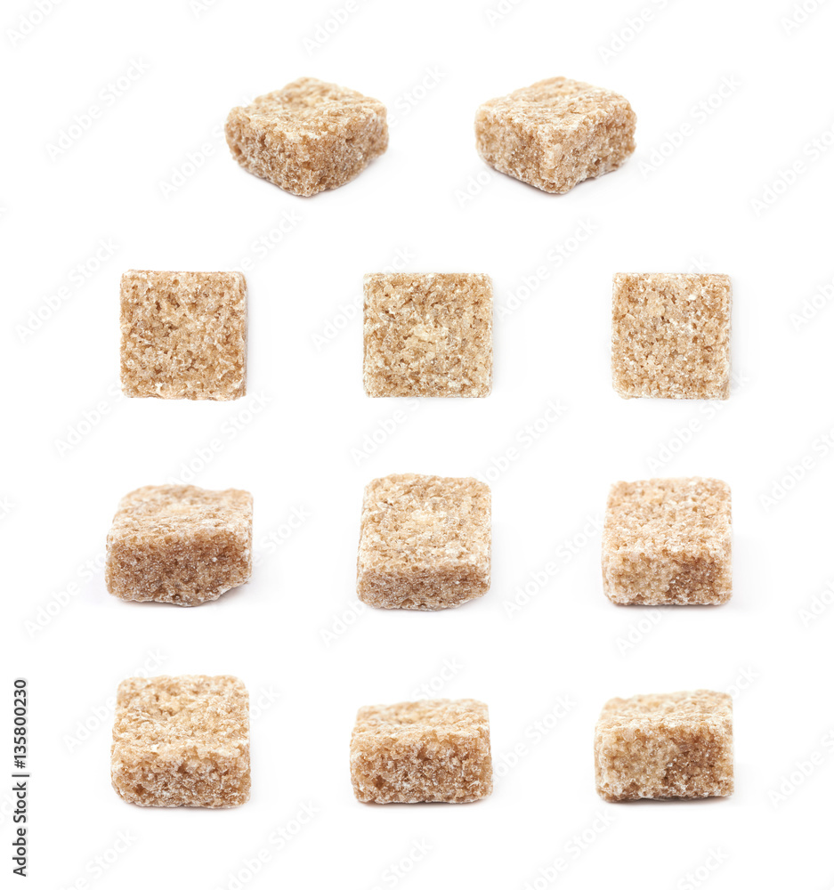 Foto de Stock Single sugar cube isolated | Adobe Stock