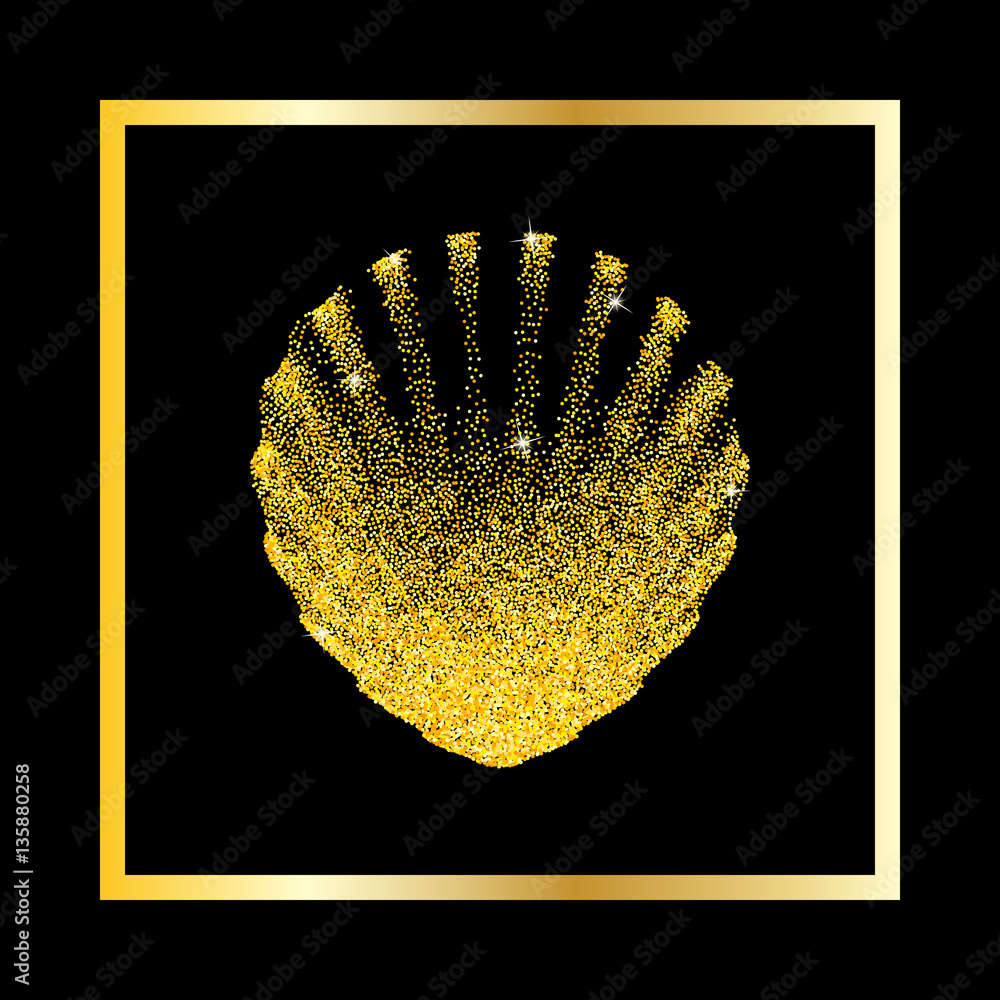 Dotted Scallop Shell - vector illustration Stock Vector | Adobe Stock