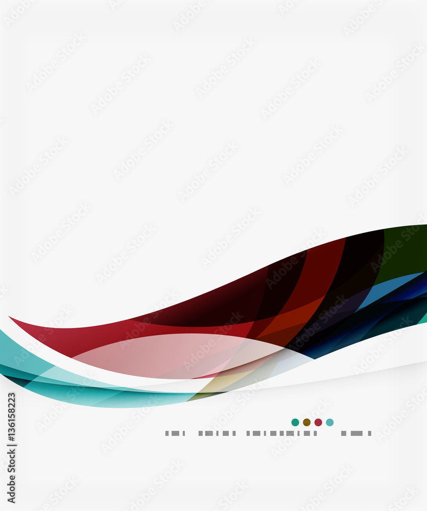 Modern creative curve background with copy space Stock Vector | Adobe Stock