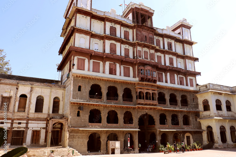 Rajwada is a historical palace in Indore city. Historic Architecture ...