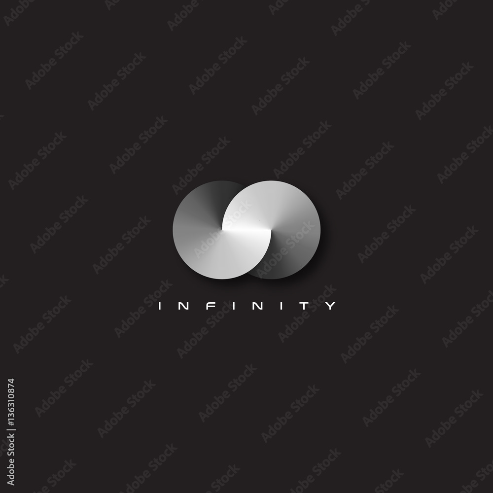 Vector modern and elegant infinity symbol illustration. Stock Vector ...