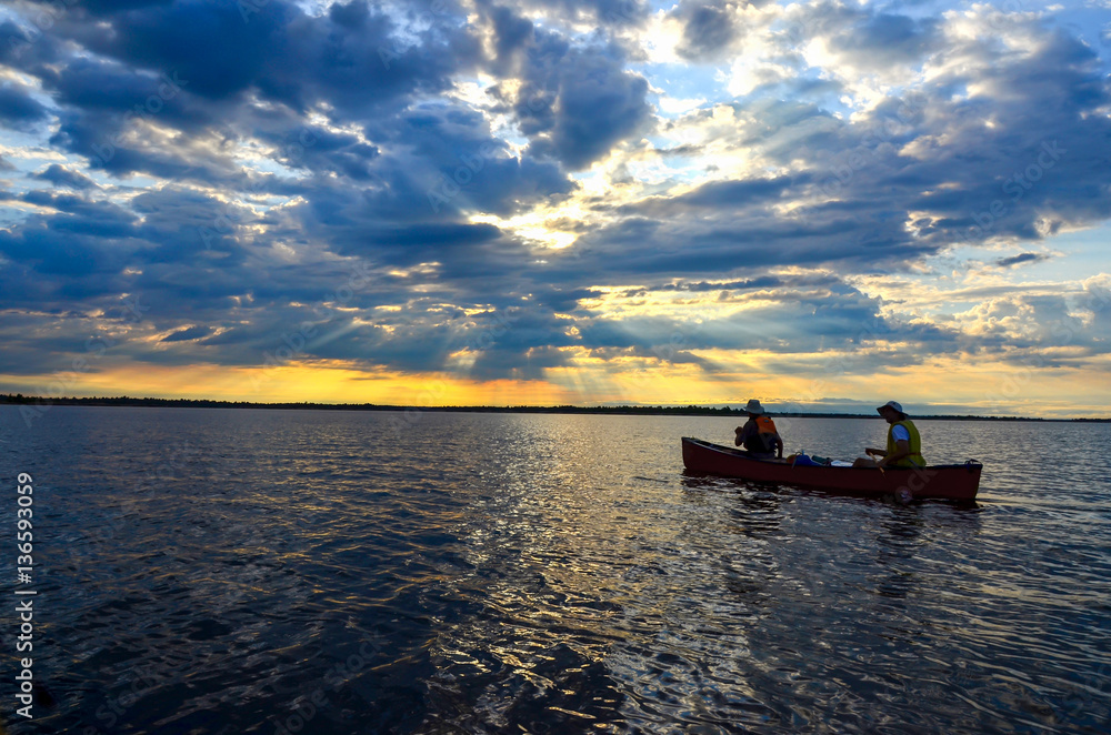 Canoe tripping Georgian Bay, Lake Huron Stock Photo | Adobe Stock