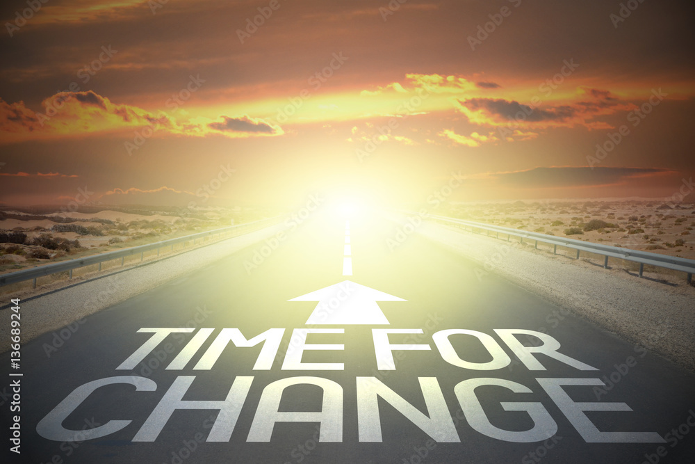 Road concept - time for change Stock Photo | Adobe Stock