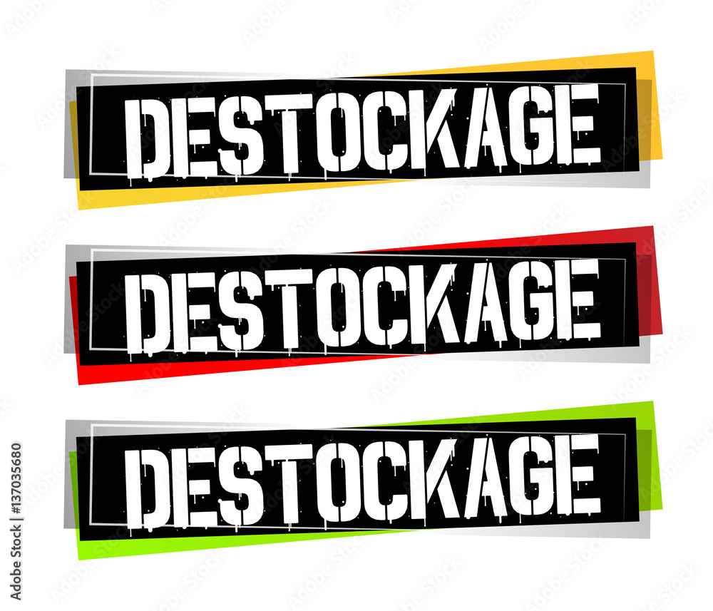 Vector de Stock Destockage | Adobe Stock
