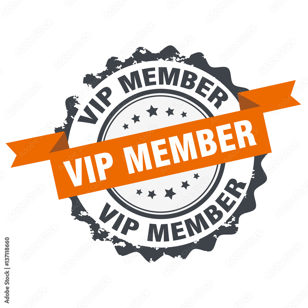 Vip Member stamp sign seal logo Stock Vector | Adobe Stock