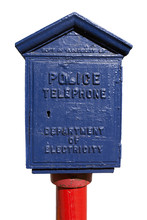Vintage Police Call Box Free Stock Photo - Public Domain Pictures